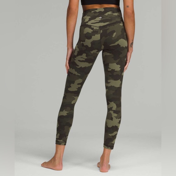 lululemon athletica | Pants & Jumpsuits | Lululemon Camo Medium Olive ...